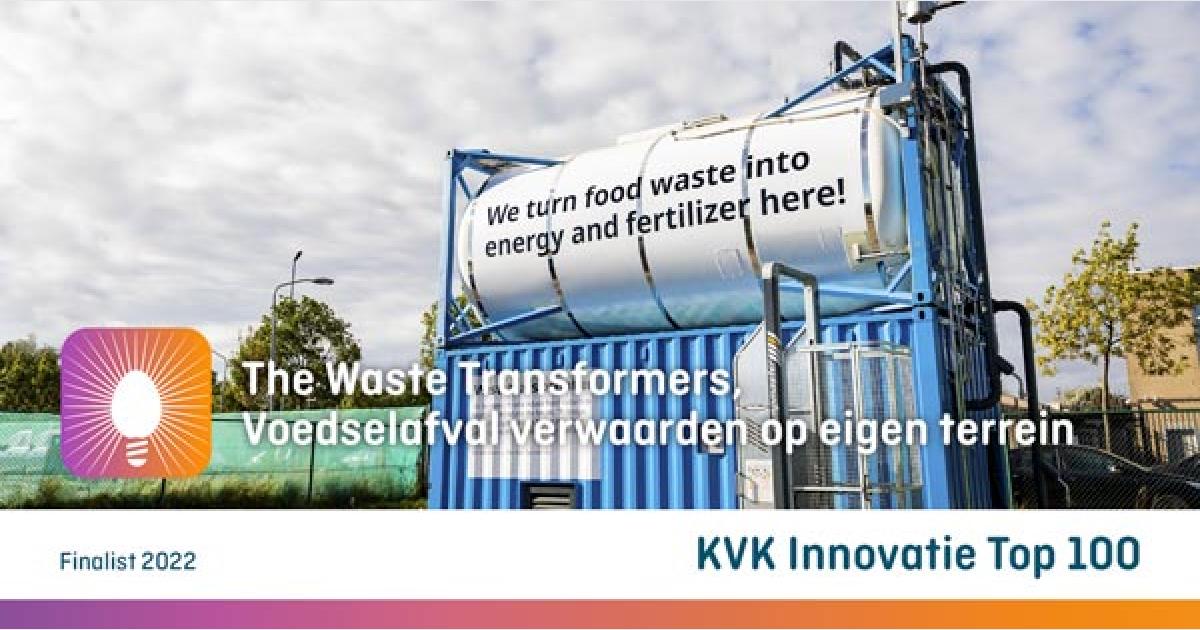 TWT finalist in the KVK Innovation Top 100! | The Waste Transformers ...
