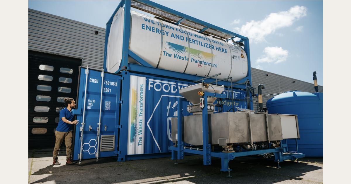 Solve your food waste problem with an on-site Waste Transformer biodigester